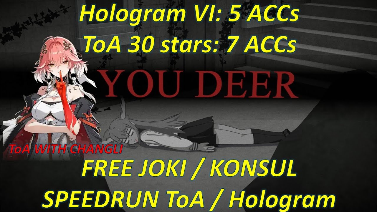 🔴 UL57. ToA BRUTAL WITH CHANGLI. FREE JOKI (Pilot) full ToA 30 STARS ...
