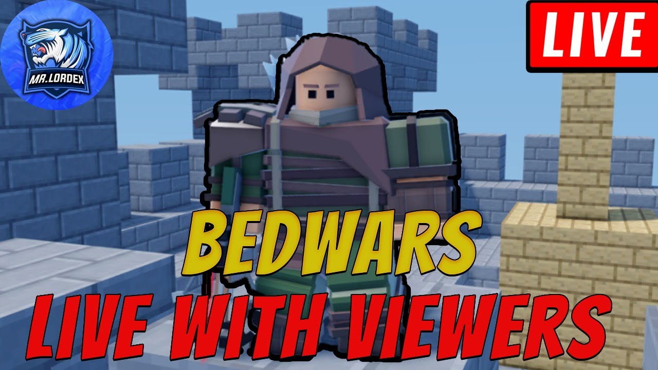 Roblox Bedwars LIVE with Viewers! | BEDWARS LIVE STREAM (Custom Matches ...