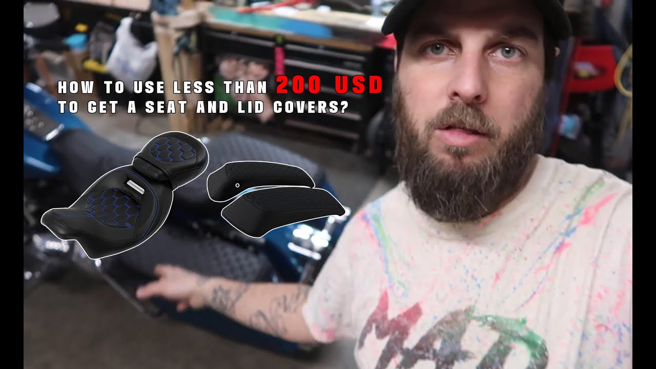 Two Piece Seat&Saddle Bag Lid Covers From C.C. RIDER Unboxing Review ...