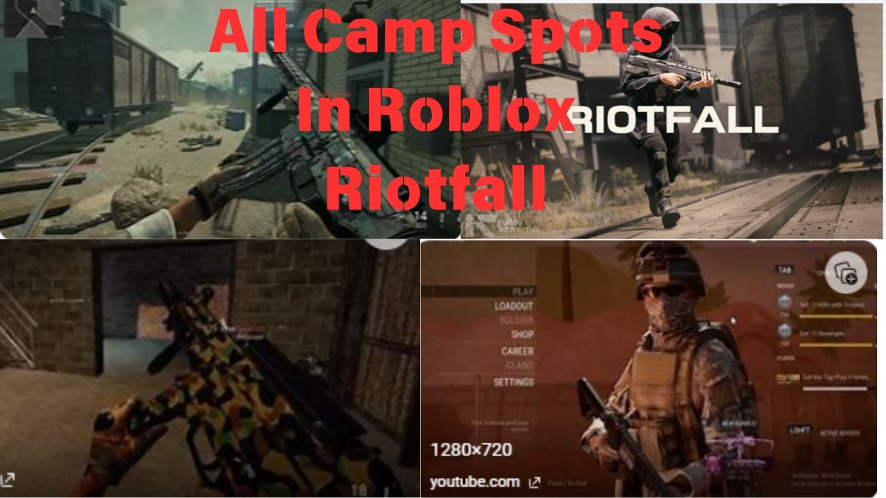 *All camp spots in ROBLOX Riotfall! - YouTube