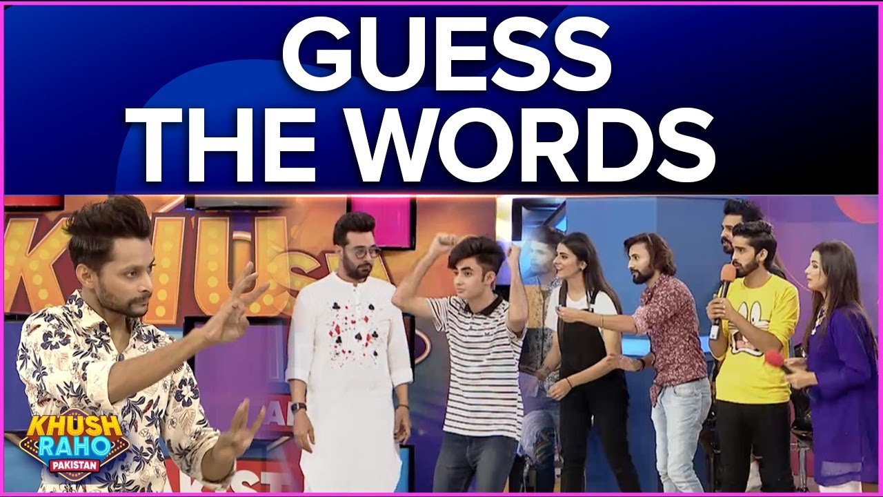 Guess The Word | Khush Raho Pakistan | Instagramers Vs TickTockers ...