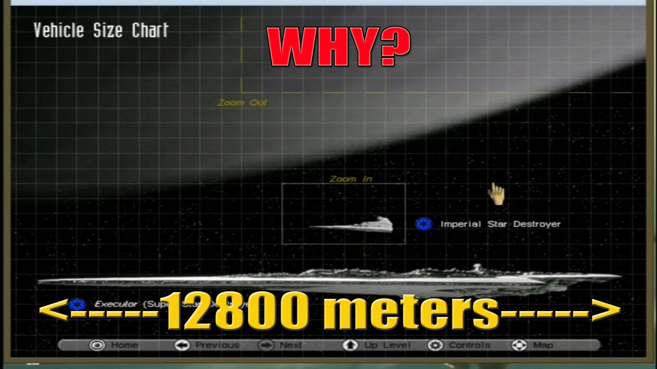 Star Wars question, Is 12800 meters at length the Executor? yes. - YouTube