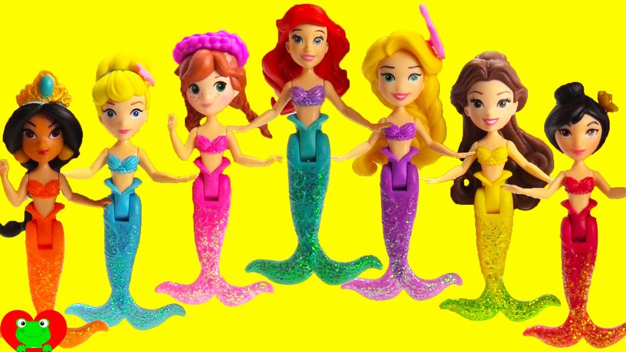 Transforming Princess Mermaids - YouTube