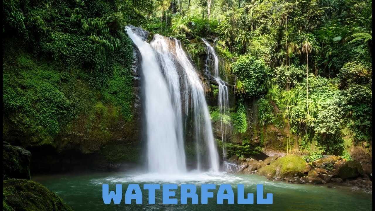 Relaxing Waterfall Music Free Music - YouTube