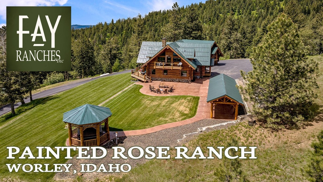 Idaho Property For Sale | Painted Rose Ranch | Worley, Idaho - YouTube