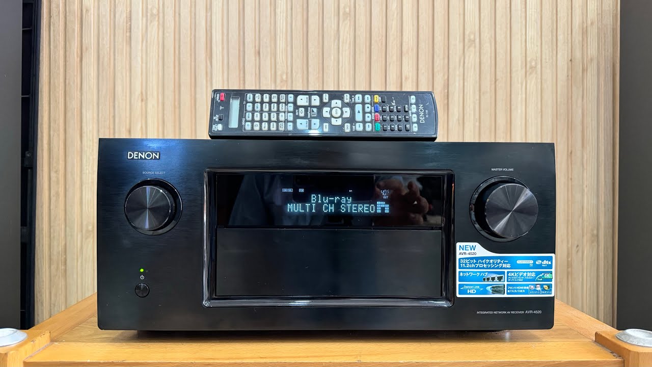 Denon AVR-4520 Japan Full thùng 780W HDMI 4k optical USB lossless, DAC ...