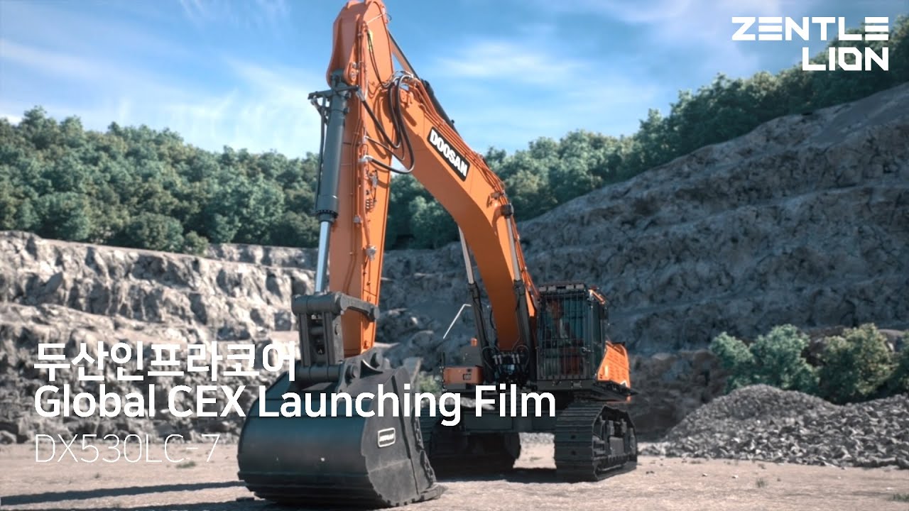 [두산인프라코어] Global CEX Launching Film - DX530LC-7 - YouTube