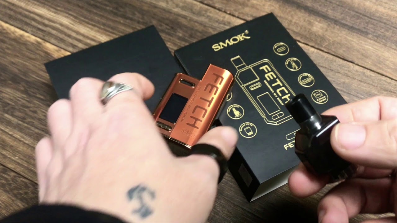 SMOK FETCH PRO UNBOXING ( Type-C/ Airflow control/ RGC & RPM coils ...