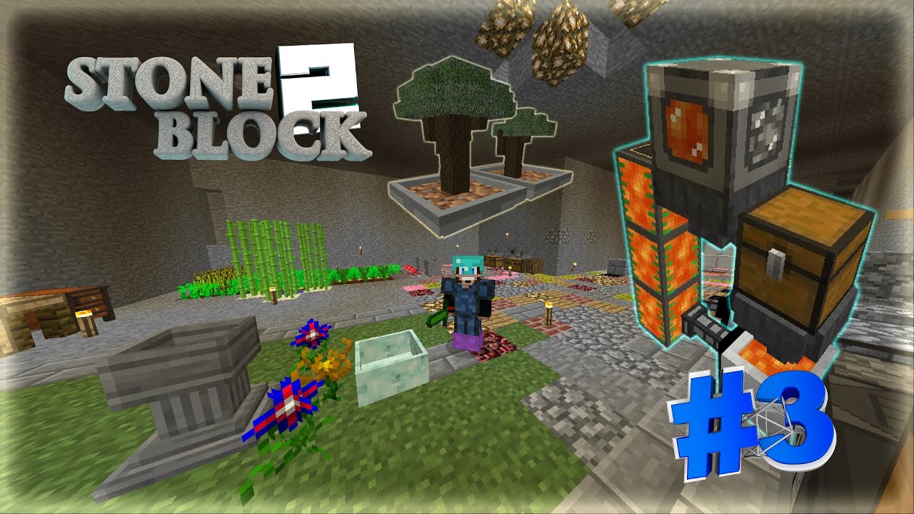 Генератор кругляку, BonsaiPod, Botania на збірці StoneBlock 2 Cерія 3 # ...
