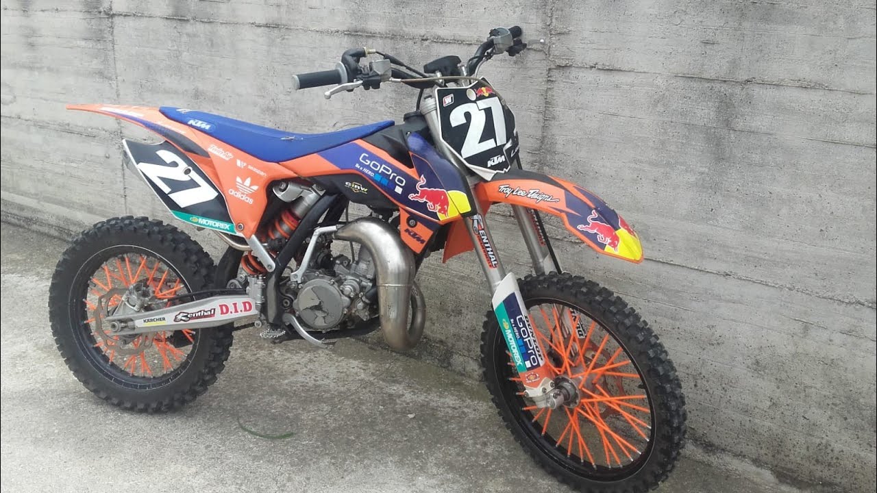 Ktm sx85 da competizione 2017 - YouTube