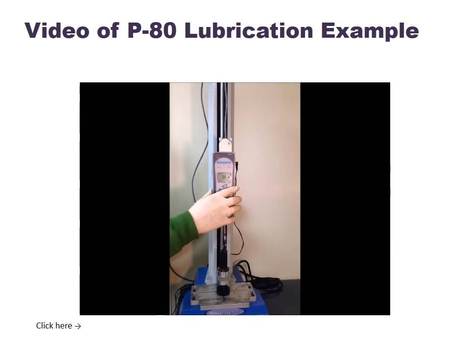 P-80 Lubricants Properties and Application Video - YouTube