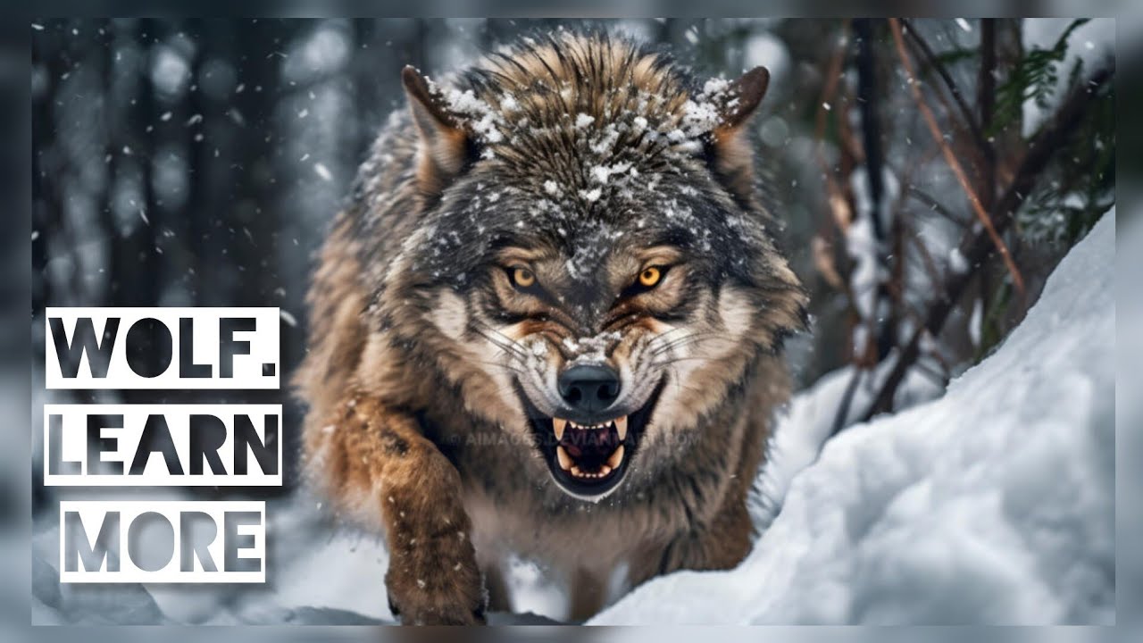 The Month of the Wolf's Snarl:/ Fascinating Wolf Facts/ - YouTube