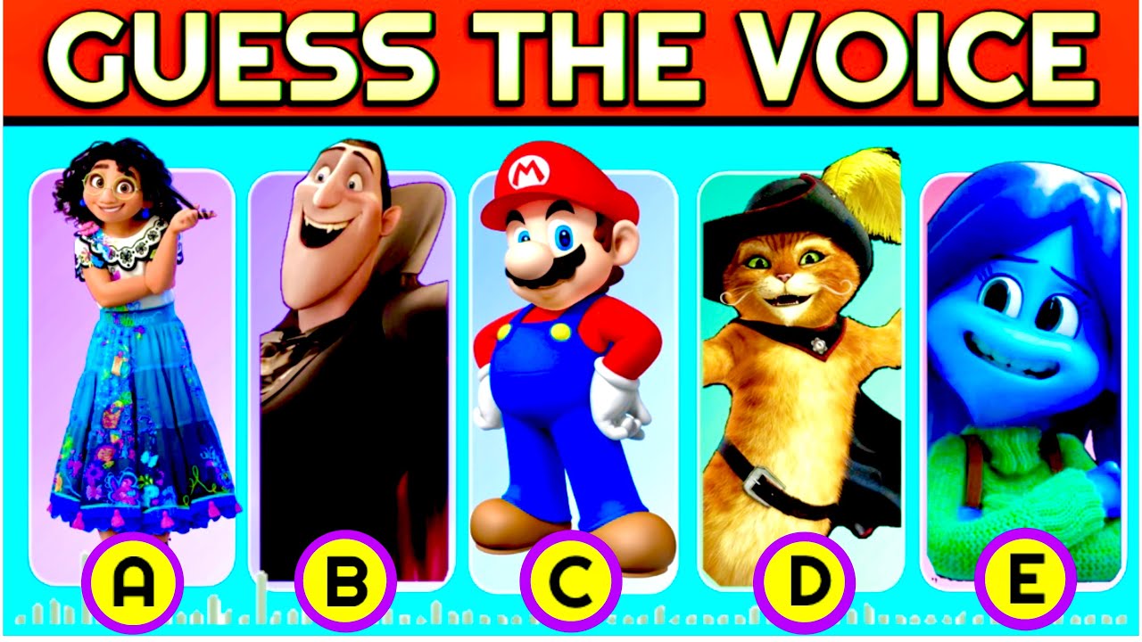 Guess The VOICE Of Your Favorite Character | Super Mario Bros. Movie ...
