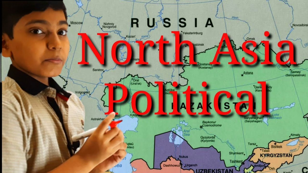 North Asia political | seas, canals,trade routes and Islands in north ...