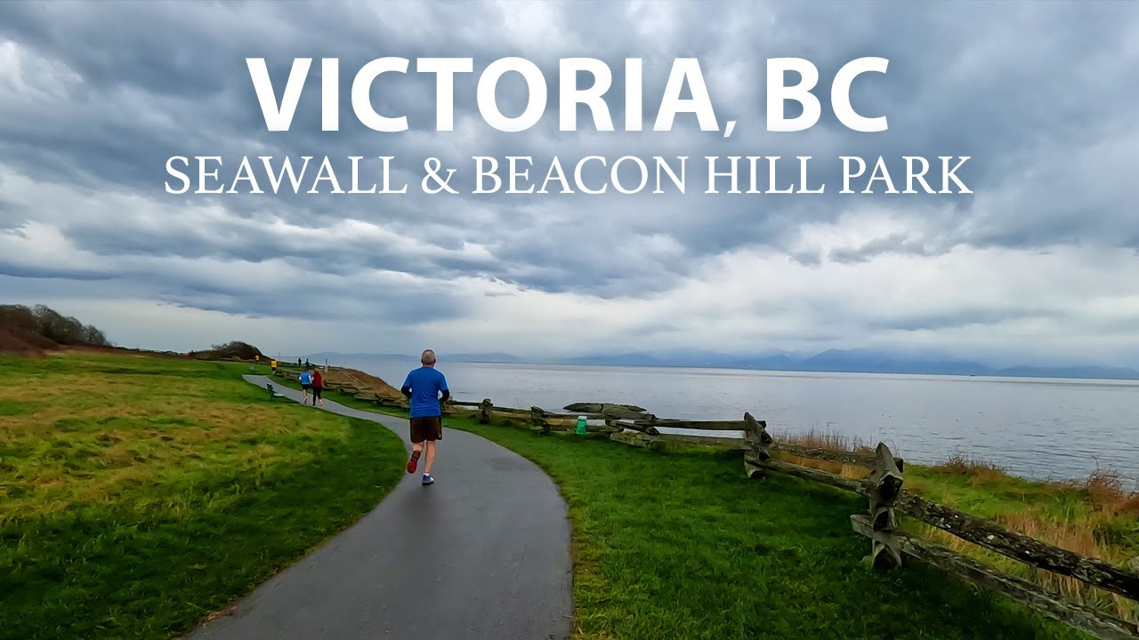 Serene Morning Walk: Victoria BC Seawall & Beacon Hill Park, Vancouver ...