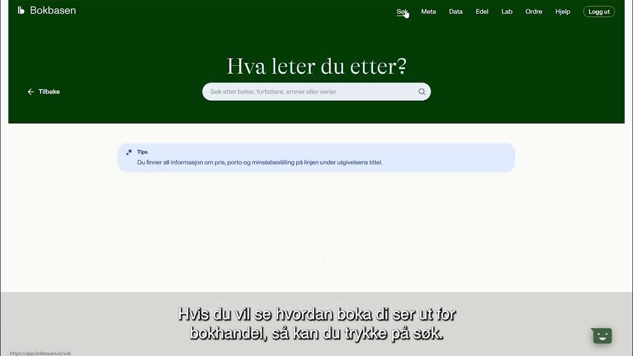 Introduksjon til Bokbasen Meta - YouTube