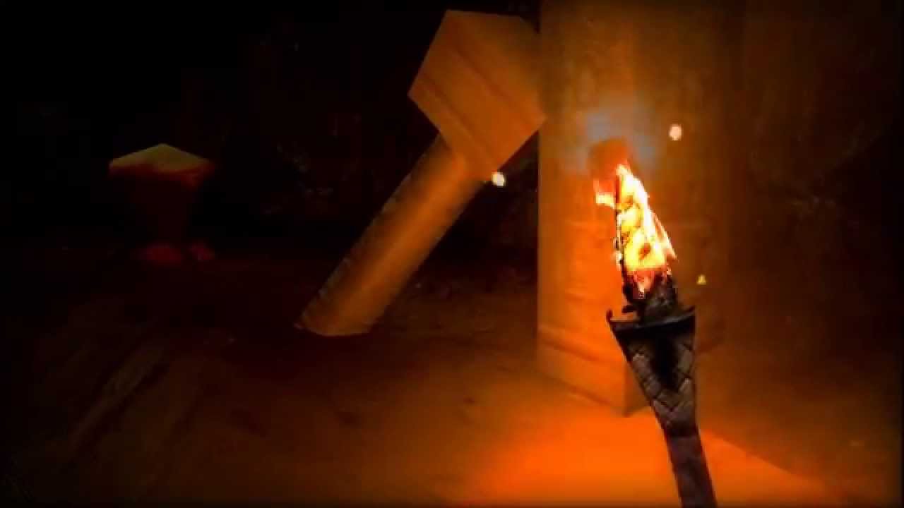 fire torch demo - YouTube