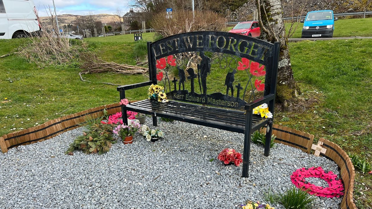 Inverkip memorial car park - YouTube