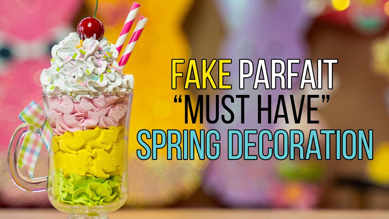 COLORFUL Spring Parfait Cup [FAKE CRAFT] - YouTube