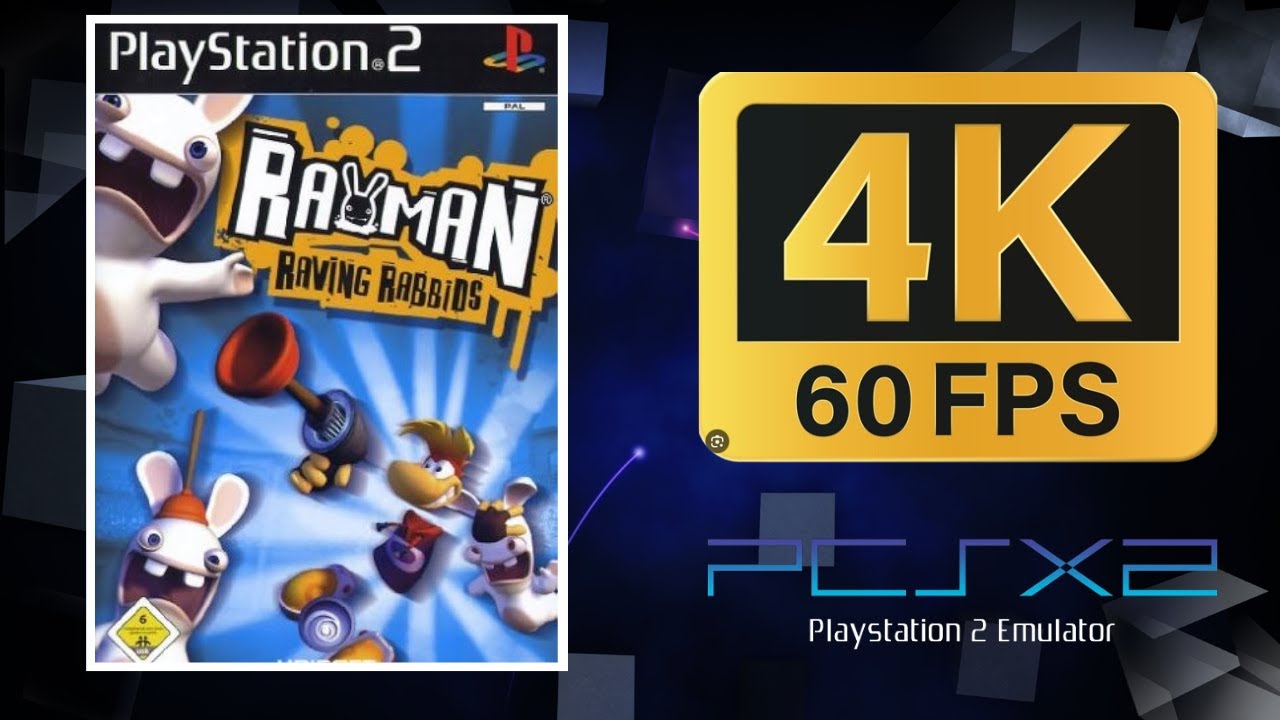 Rayman Raving Rabbids | PS2 (PCSX2) | 4K UHD - YouTube