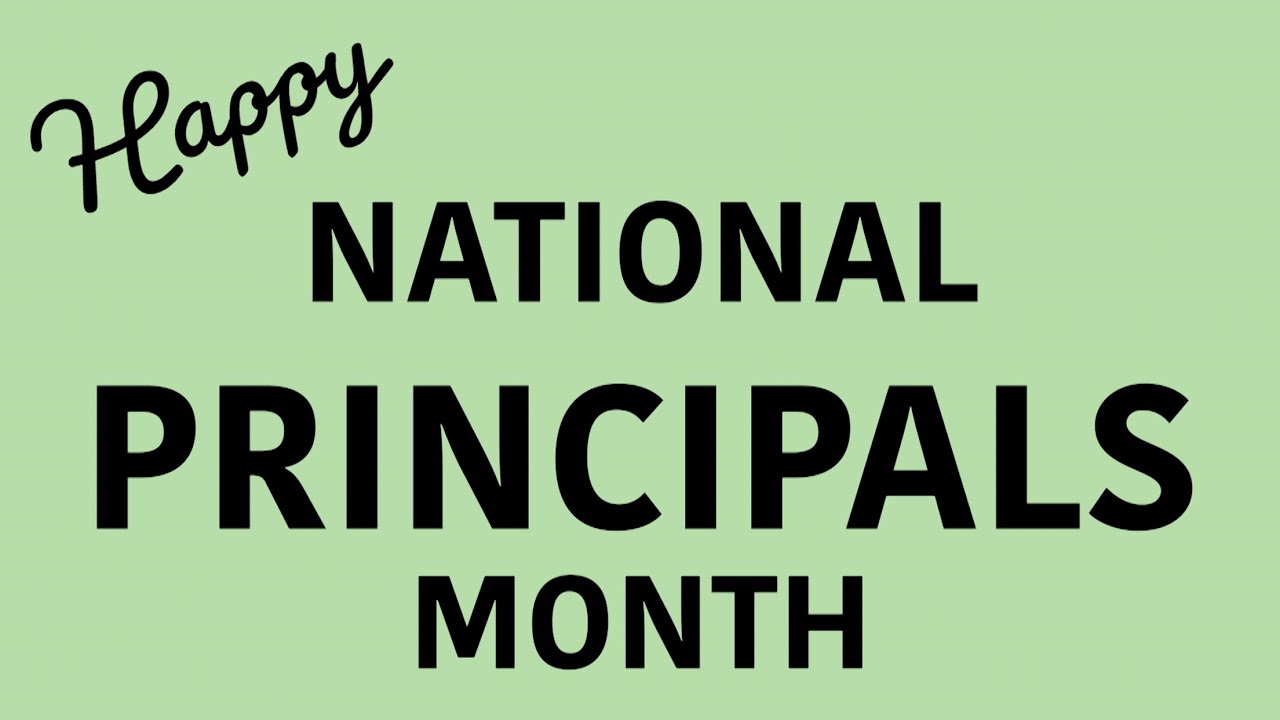 LCSD1 National Principals Month Celebration 2024 - YouTube