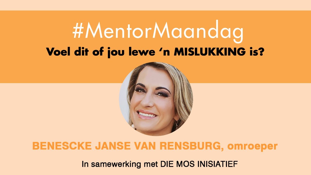 #MENTORMAANDAG – gratis LEWENSAFRIGTING elke MAANDAG om 20:00! - YouTube