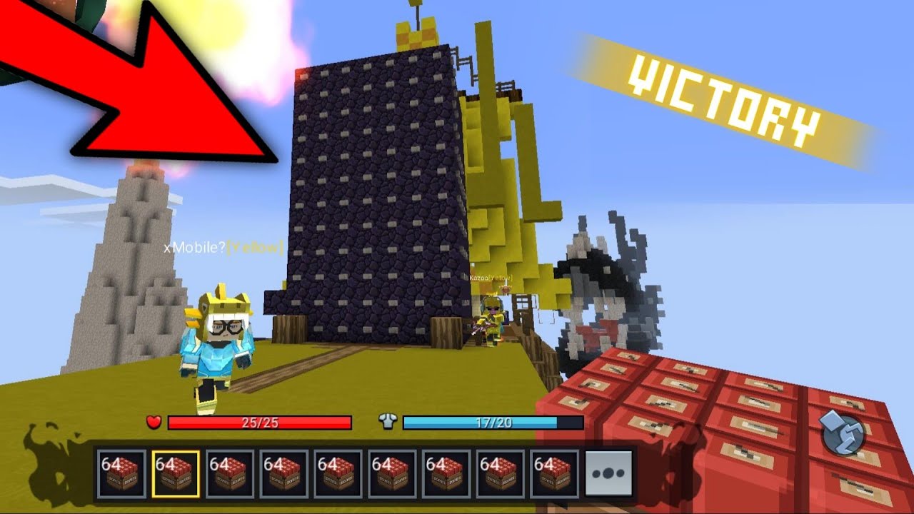 STRONGEST MEGA Bed defence in Bed Wars😳😍 - [BlockmanGo] - YouTube