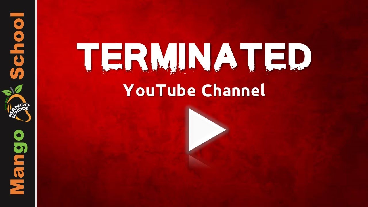 this account has been terminated due to multiple or severe violations ...