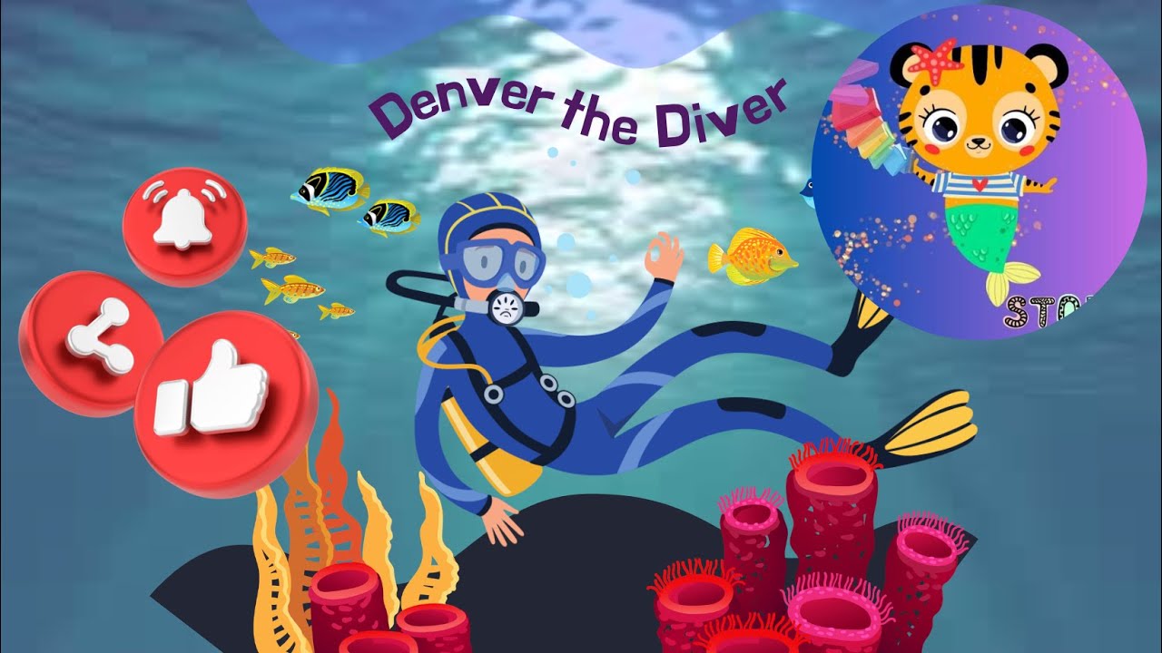 Deep Blue Underwater Story - Kids Book Read Aloud - YouTube