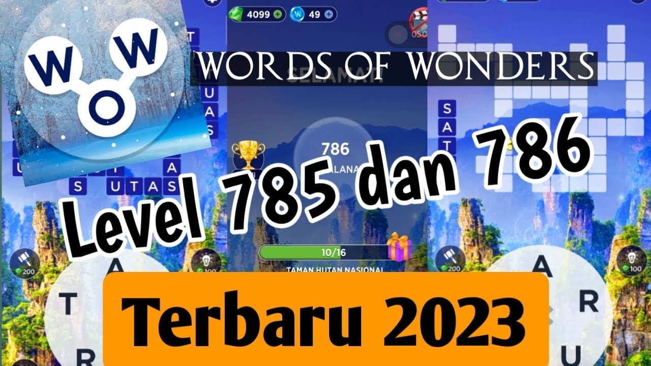 Kunci Jawaban WOW Level 785 dan 786 Bahasa Indonesia Words of Wonders ...