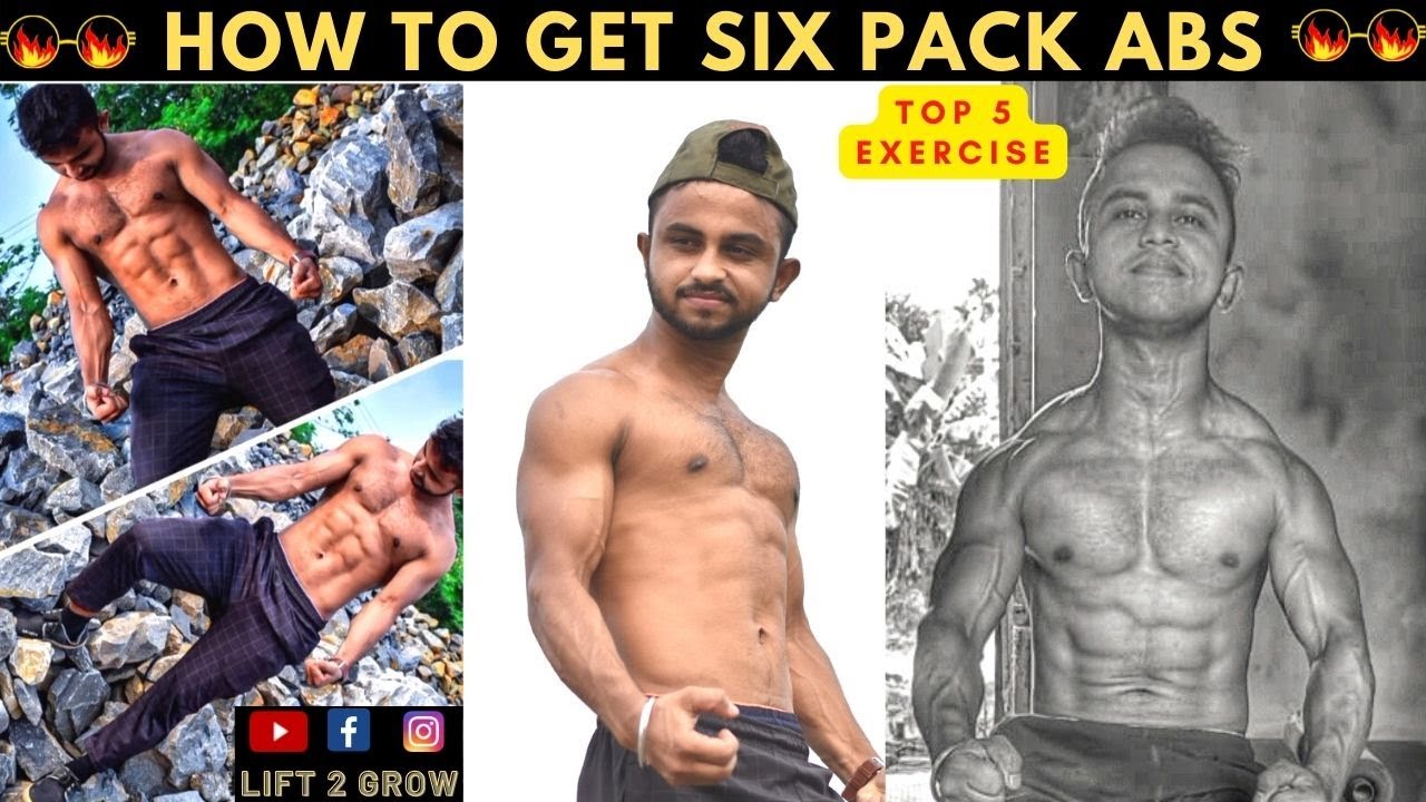 HOW TO GET ATTRACTIVE VISIBLE ABS [ Do This Top 5 exercise ] #ABS# ...