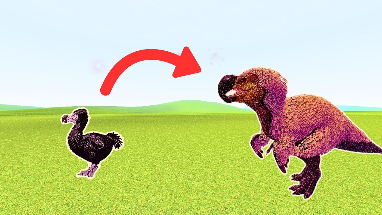 NEW ZOOCHOSIS DODO BIRD DINOSAUR PACK IN GARRY'S MOD game - YouTube
