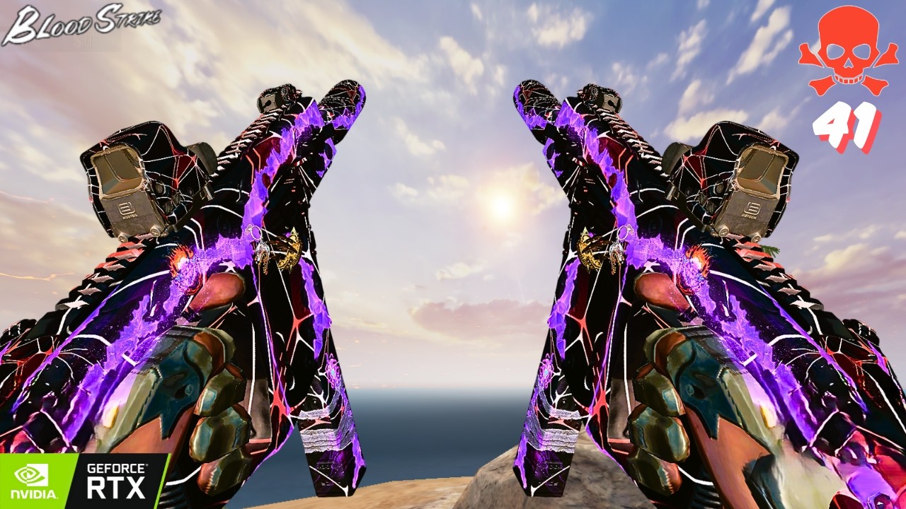 Dual Kriss S.V 41 Kill Insane Blood Strike Gameplay!! || ZOMBIE MODE ...