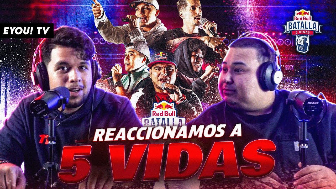 ¡ASÍ REACCIONAMOS A RED BULL BATALLA: 5 VIDAS! - EYOU TV - YouTube