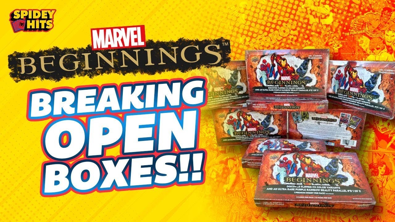 Unboxing 2023 Marvel Beginnings | Upper Deck Marvel Cards - YouTube