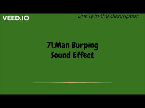 Man Burping Sound Effect