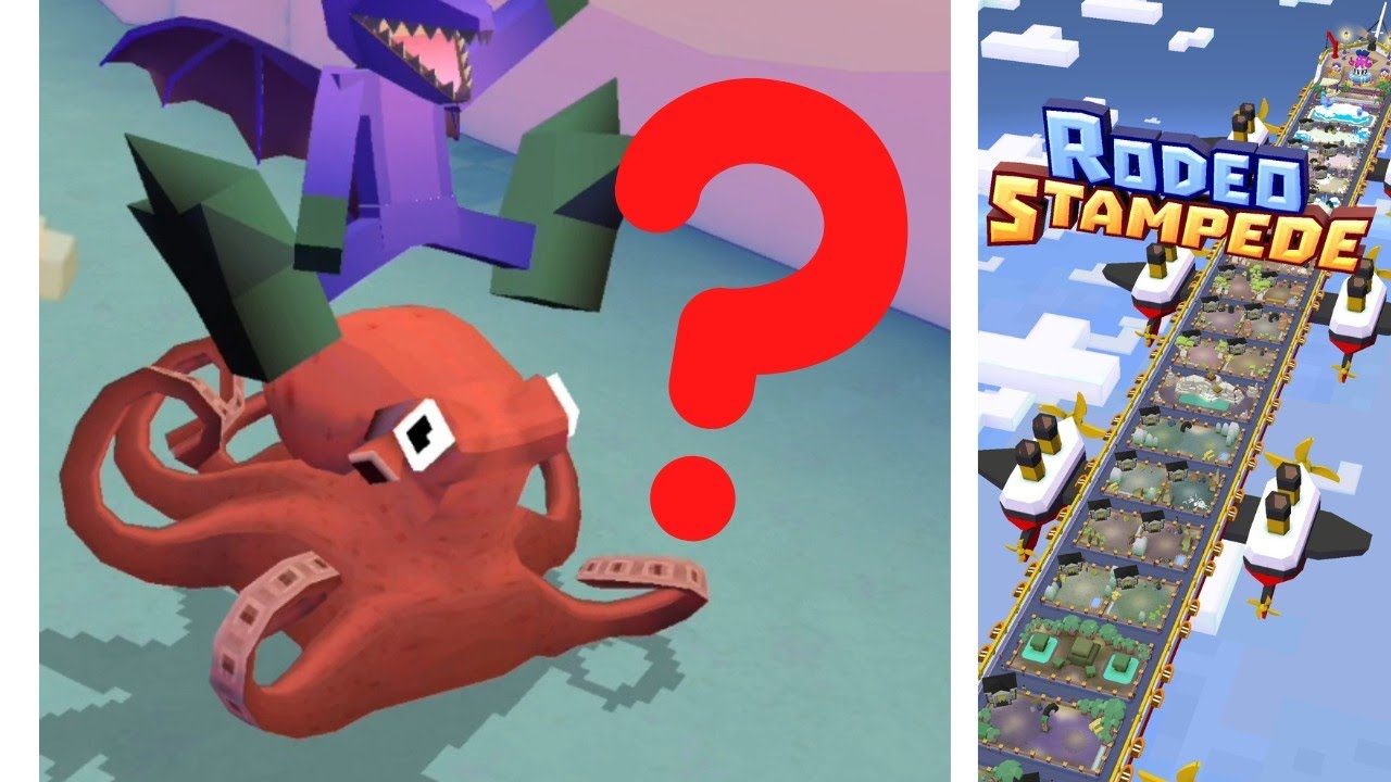 TAMING the OCTOPUS the NEW animal in RODEO STAMPEDE - YouTube