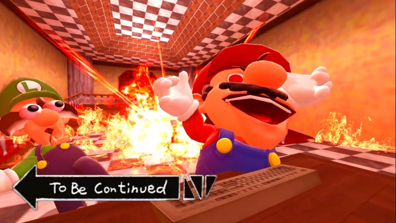 Every Time Mario Gets Mad In Mario Plays Unfair Mario - YouTube