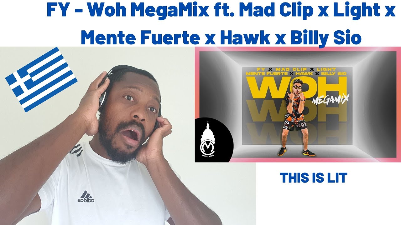 REACTION TO GREEK RAP Ft Fy, mad clip, mente fuerte, hawk, Billy sio ...