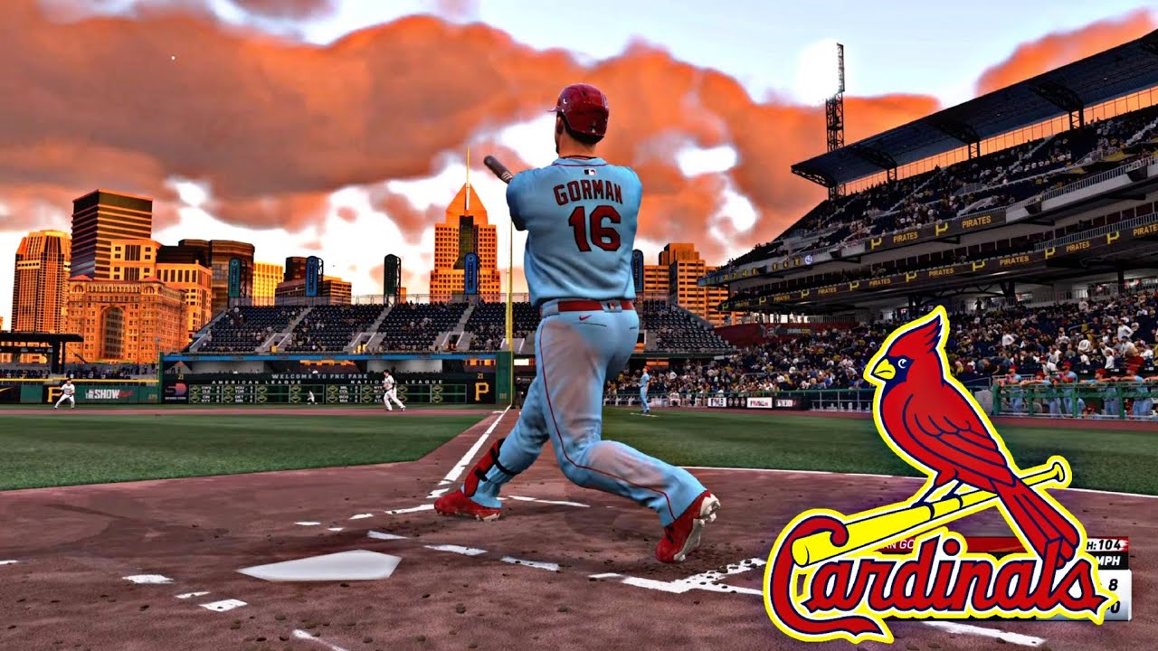 St. Louis Cardinals vs Pittsburgh Pirates! MLB the Show 24! 4K! - YouTube
