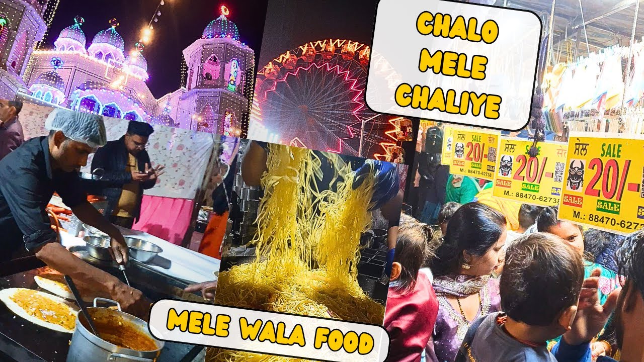 Try-Once Mela wala Food | Mela Jalandhar | Street Food India | Food ...