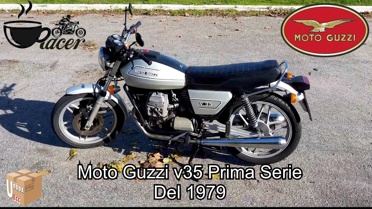 Moto Guzzi v35 Prima Serie Del 1979 Restauro/Café Racer trailer Parte ...