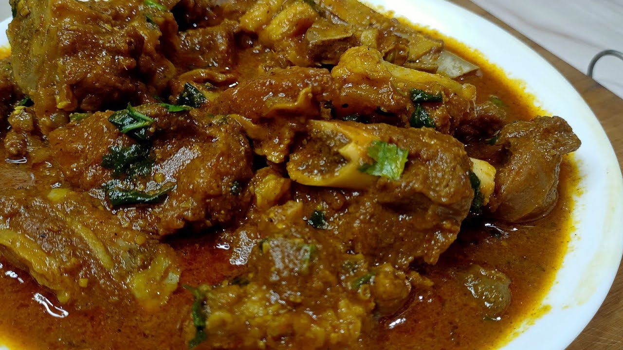 MUTTON CURRY BIHARI STYLE in Pressure Cooker | Pressure cooker Mutton ...