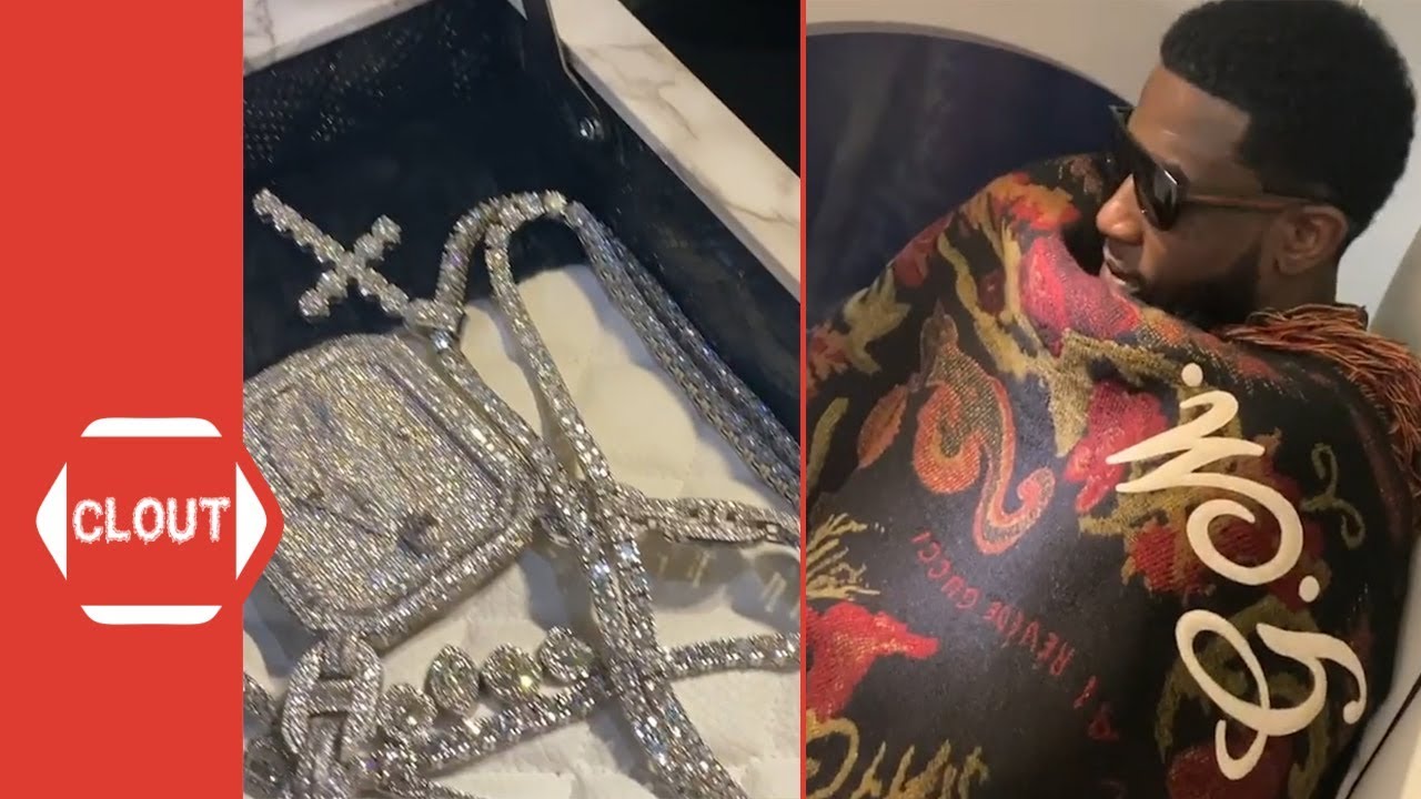 Gucci Mane Shows Off His Jewelry Box While Flying On Private Jet! - YouTube