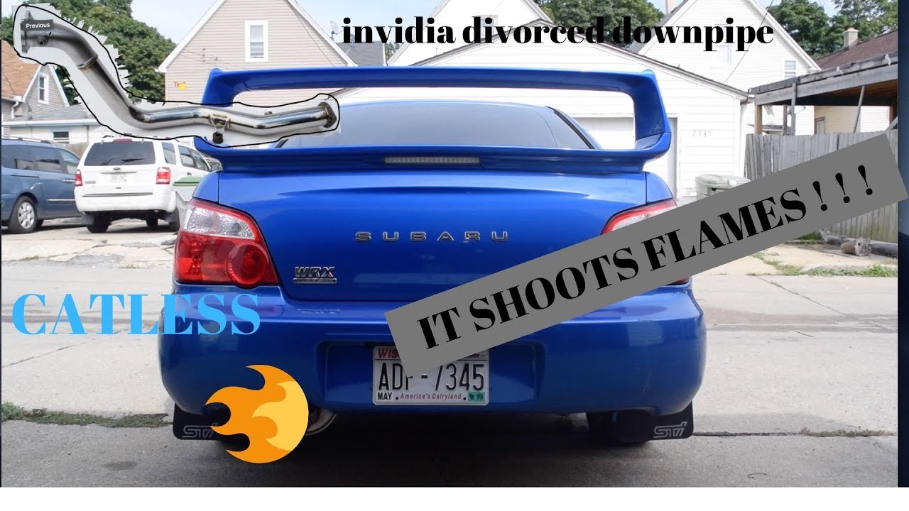INVIDIA CATLESS DOWNPIPE INSTALL!!!(COBB STAGE 2 TUNE) - YouTube