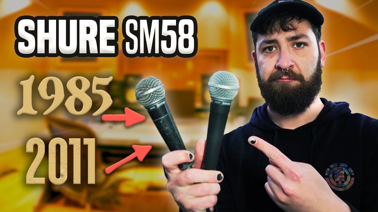 COMPARAISON du mythique SM58 (2011 VS 1985) - YouTube