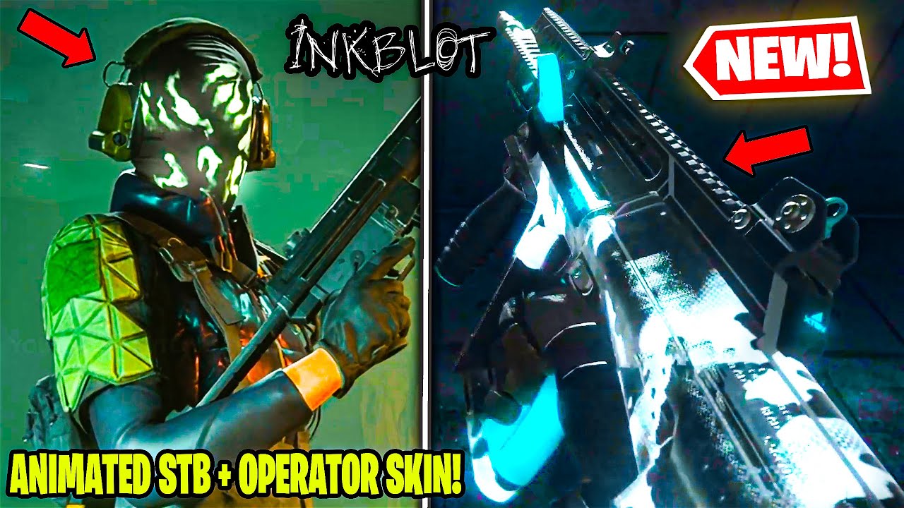 MW2 INKBLOT BUNDLE with ANIMATED SKINS on Warzone 2 😍 (Black Ink STB ...