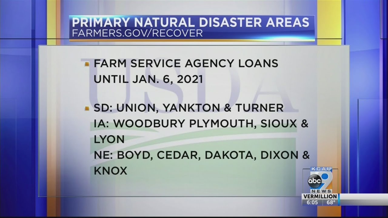 Primary Natural Disaster Areas - YouTube