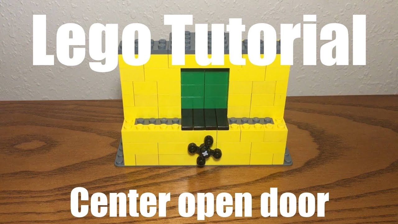 Lego Tutorial - Center Open Door - YouTube