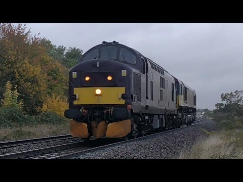 *RARE* West Coast Railways Class 37 37668 & Colas Rail 66847 ...